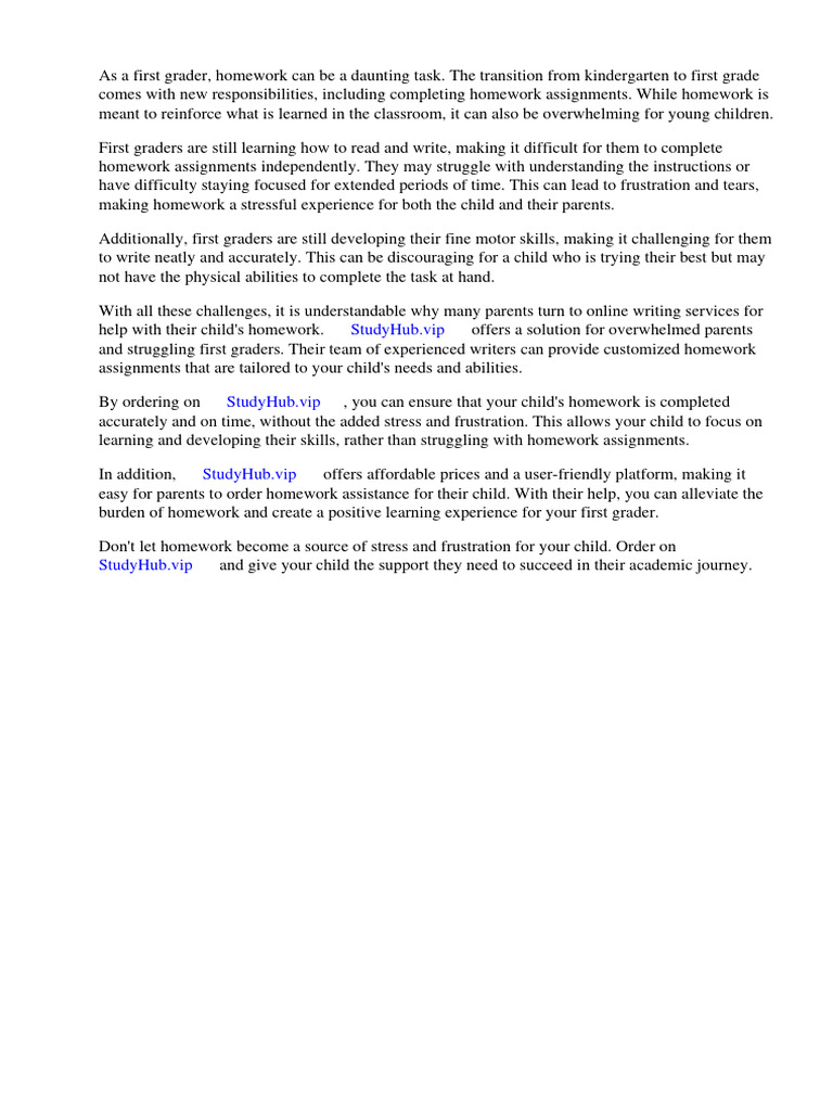 Homework For First Class | PDF | Homework | Worksheet