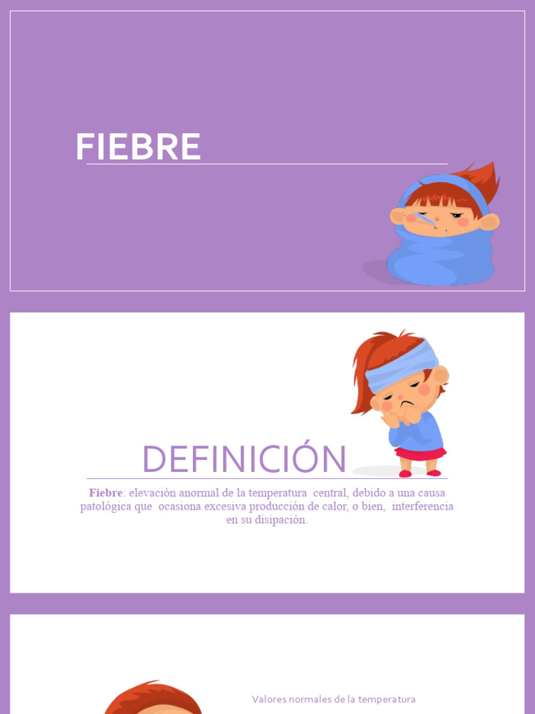 Tipos y Definición de Fiebre Médica | PDF | Fiebre | Enfermedades y ...
