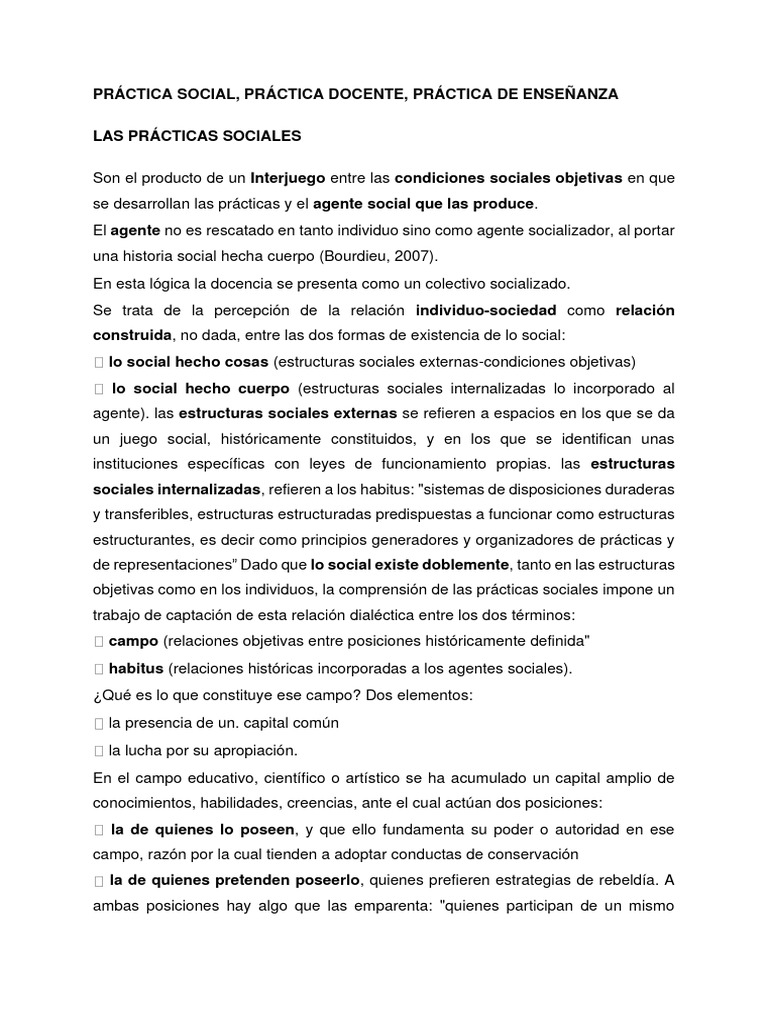 Resumen Steiman - Cap. 1 Las Prácticas de Enseñanza | PDF | Enseñando ...