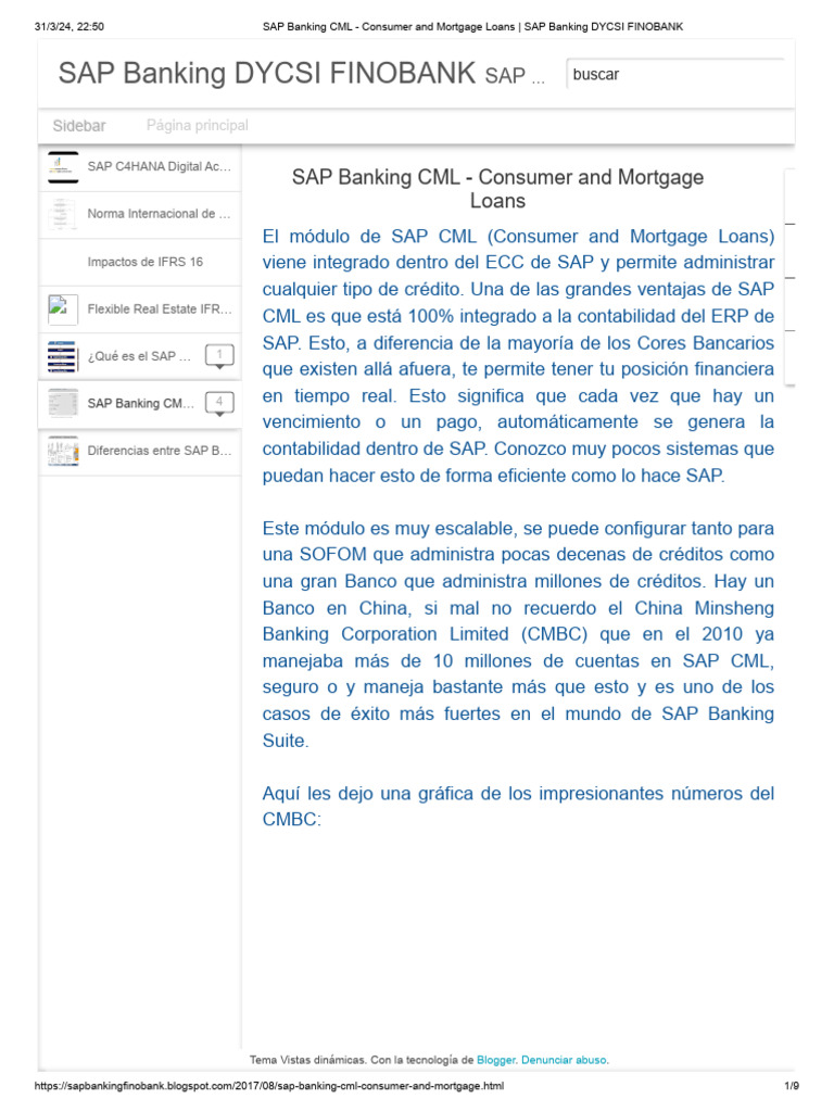 SAP Banking CML - Consumer and Mortgage Loans - SAP Banking DYCSI ...