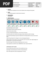 Disc Sander Safety Guidelines | PDF | Abrasive | Personal Protective ...