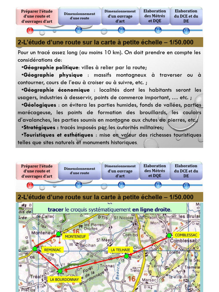 Étude de plan d'autoroute et tracés | PDF | Autoroute | Route