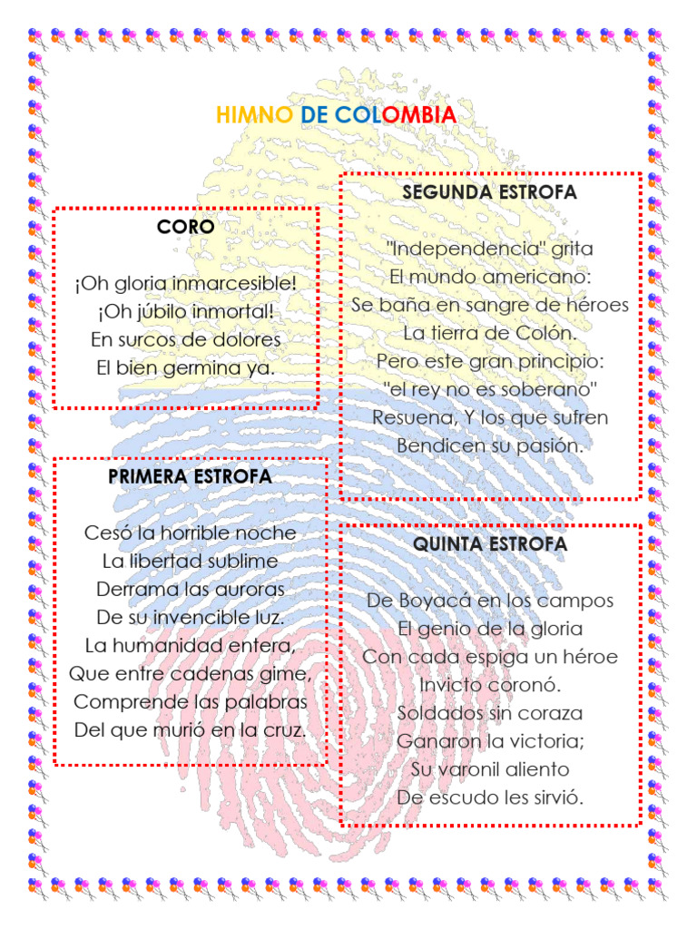 HIMNO DE COLOMBIA | PDF