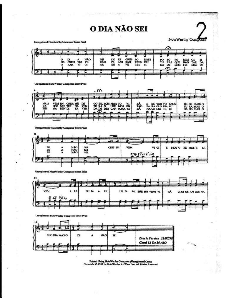 2 - O Dia Não Sei PDF | PDF