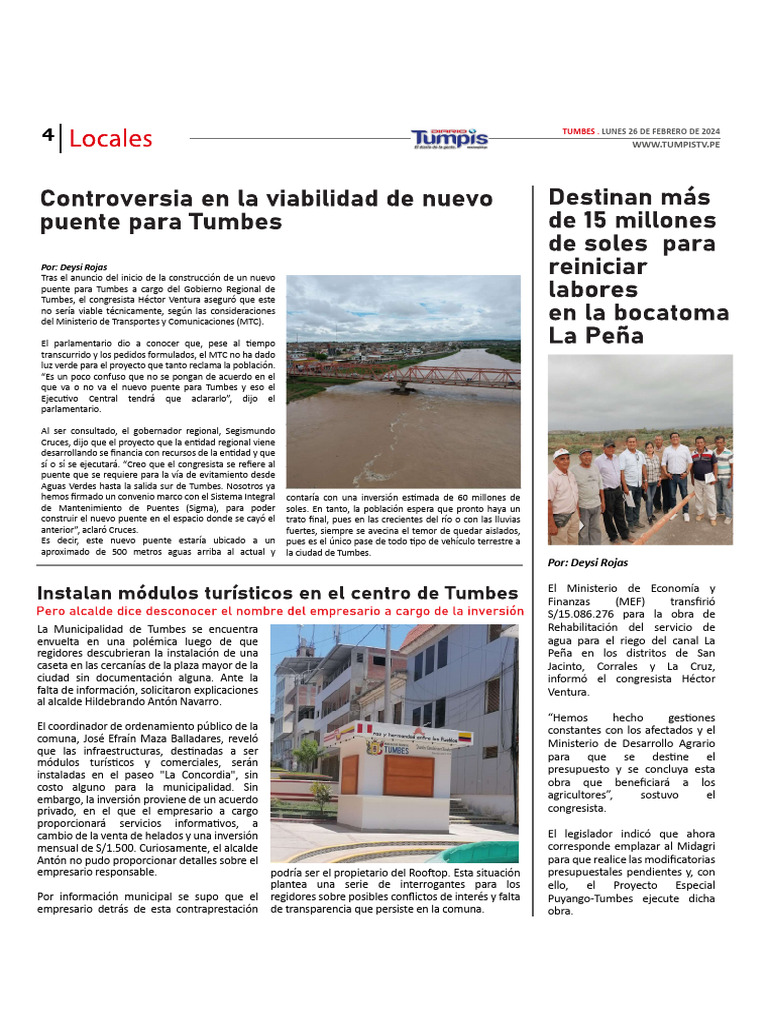 WWW - Tumpistv.Pe: Tumbes | PDF