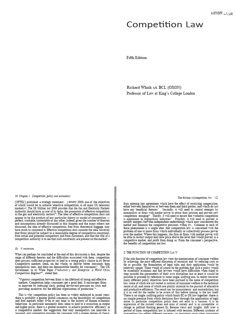 Competition Law Insights | PDF | Competition Law | Competition