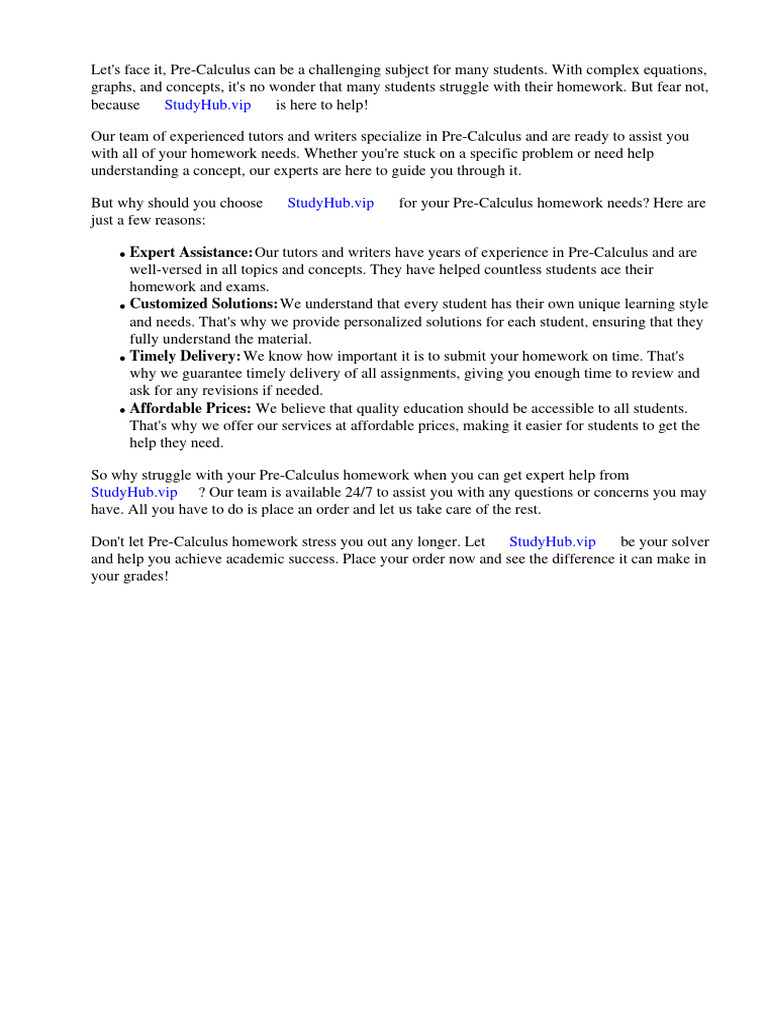 Pre Calculus Homework Solver | PDF | Psychology | Complex Number