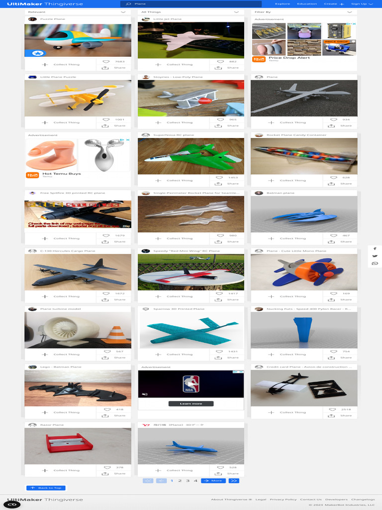 Plane-Things - Search - Thingiverse | PDF | Aircraft | Aviation