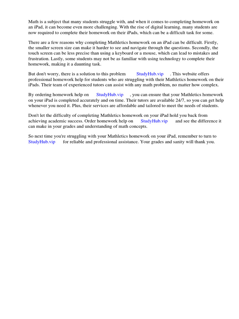 Mathletics Homework On Ipad | PDF | Http Cookie | Mobile App