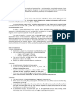 Badminton Rules and Mechanics | PDF
