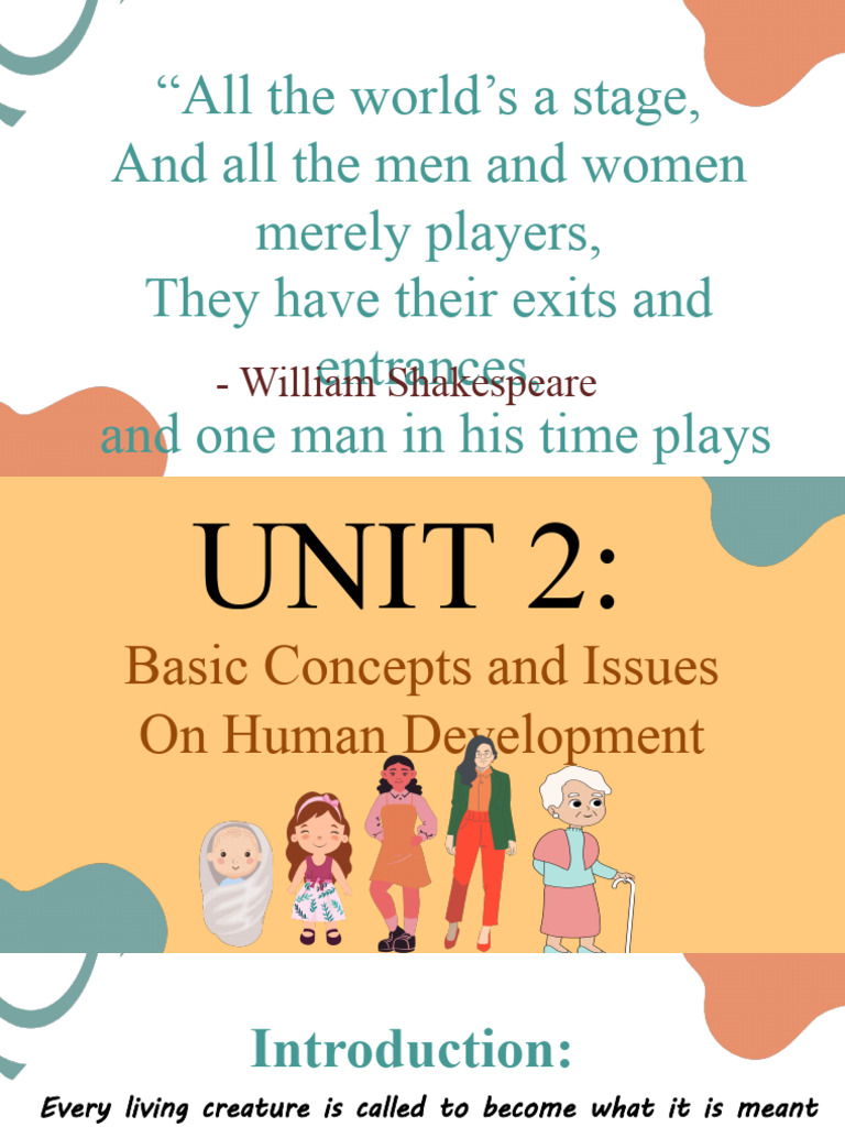 Unit 2 | PDF | Nature Versus Nurture | Developmental Psychology