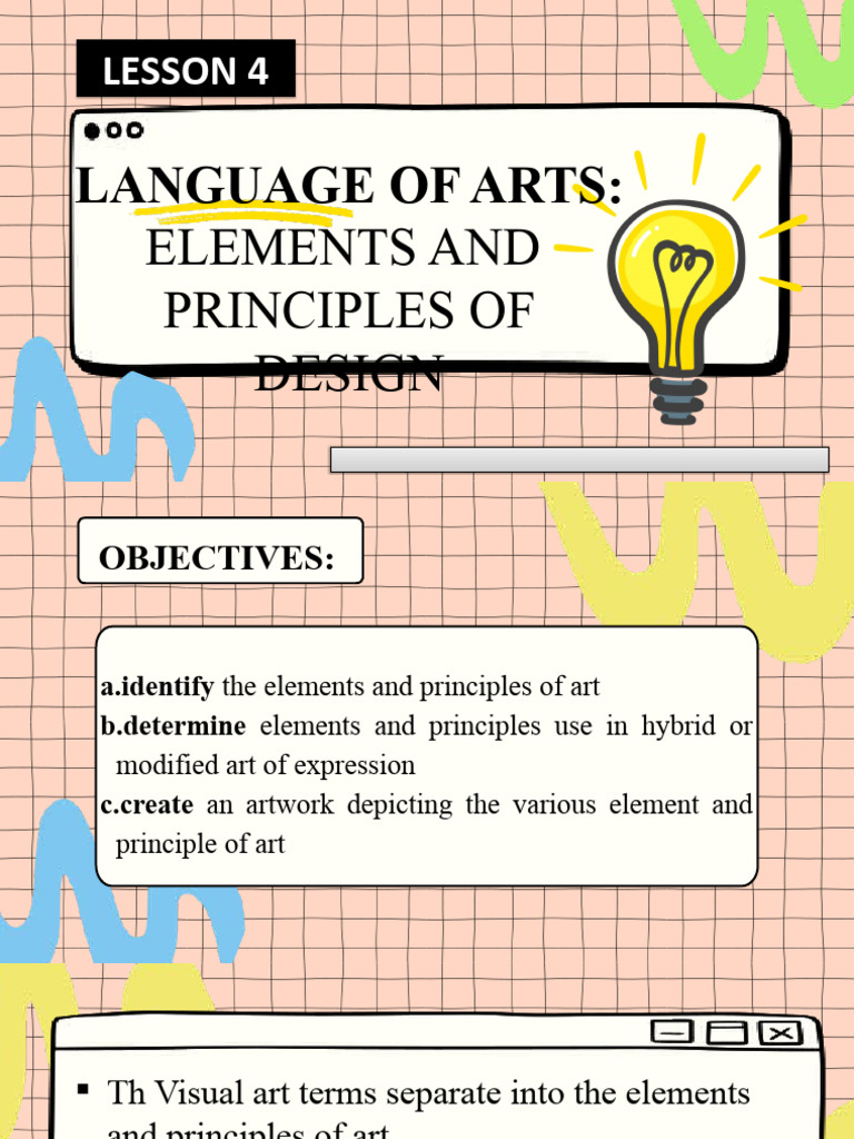 LESSON 4 Elements and Principle Midterm | PDF | Color | Composition (Visual Arts)