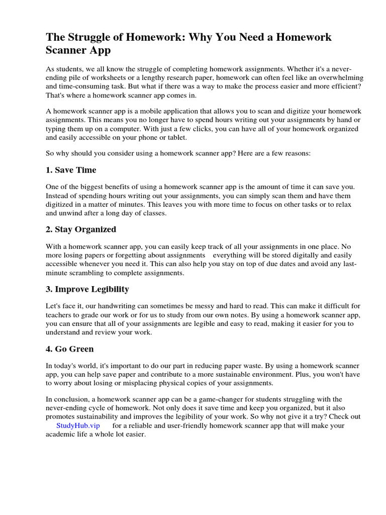 Homework Scanner App | PDF | Image Scanner | Ios