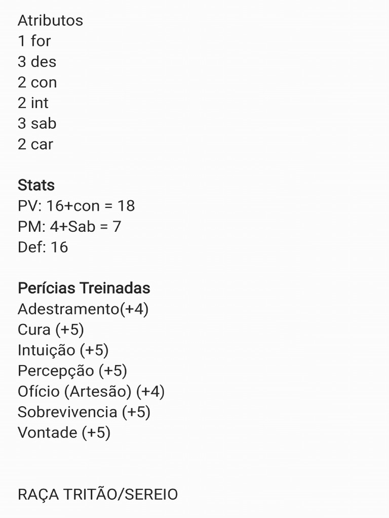Tritão Drúida Seguidor - 231103 - 124315 | PDF