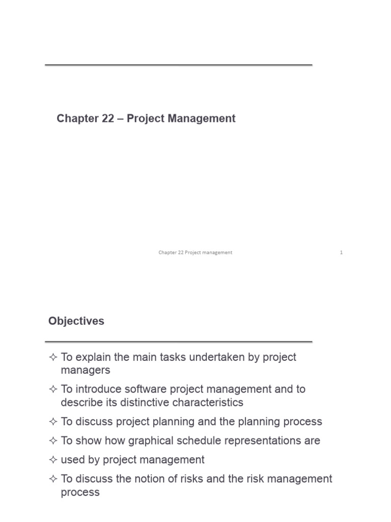 22 Project Management | PDF | Risk | Project Management