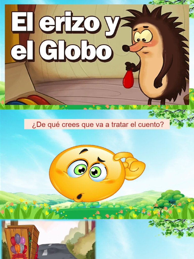 Erizo y Amigos: La Aventura del Globo | PDF | Libros para adolescentes