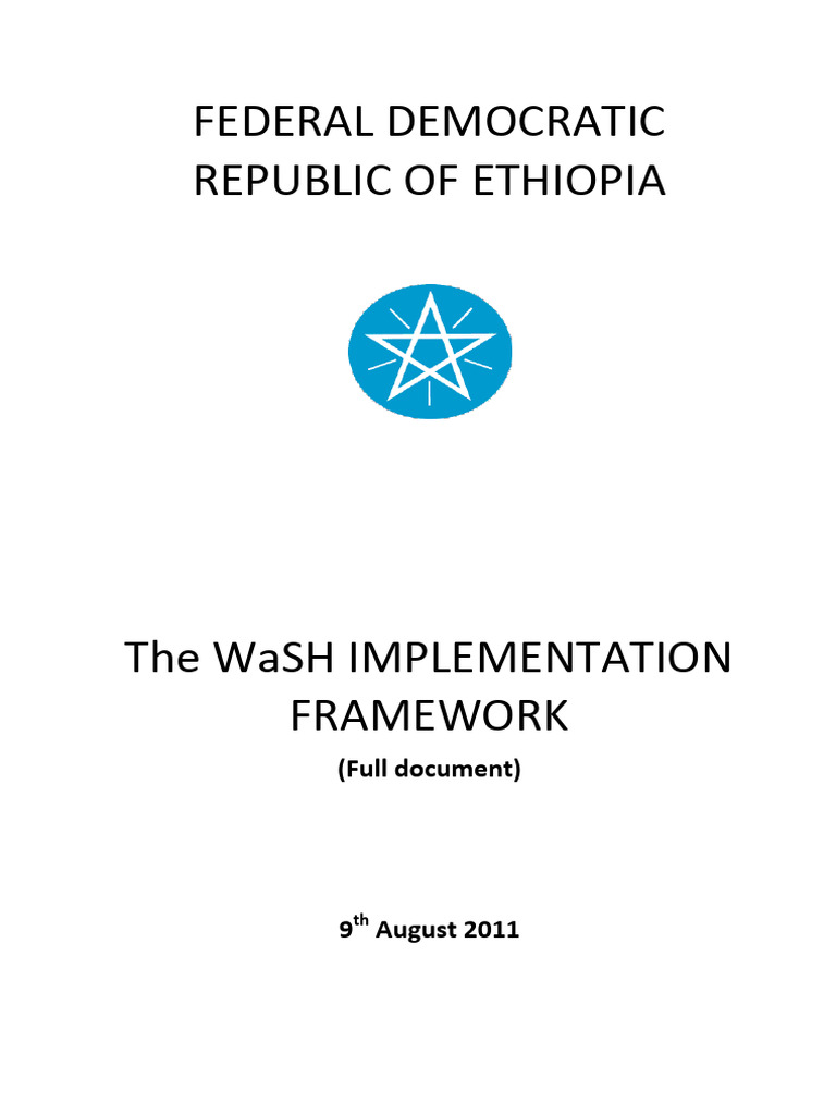 Full WaSH Implementation Framework WIF | PDF | Wash | Sanitation