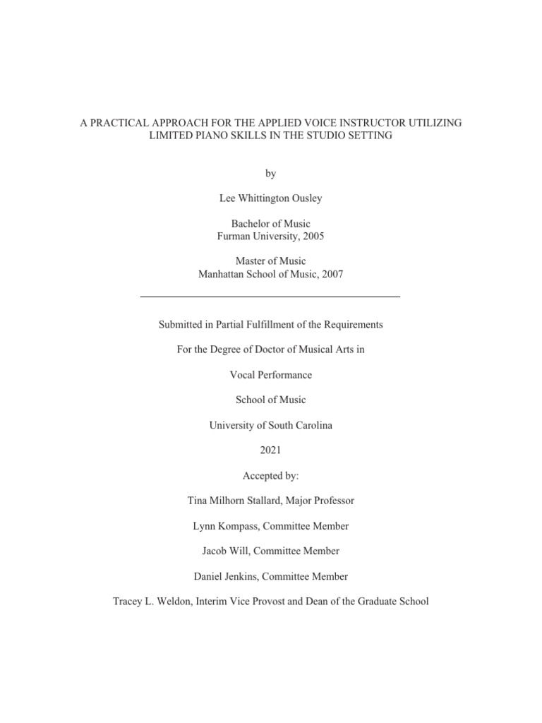 Masters Dissertation | PDF