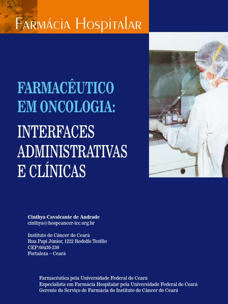 Farmacêutico em Oncologia - Interfaces Administrativas e Clínicas | PDF | Farmacêutico | Desperdício