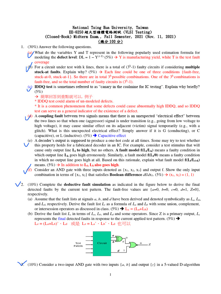 Midterm 2021 | PDF | Electronic Circuits | Electricity