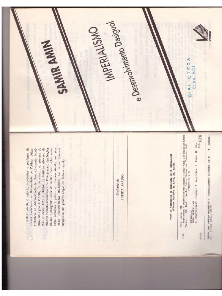 Amin Samir Imperialismo e Desenvolvimento Desigual 2 PDF PDF Free | PDF