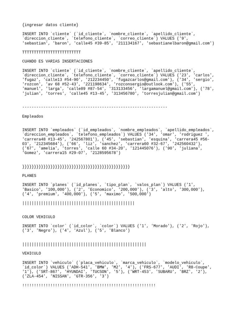 {ingresar datos cliente} | PDF
