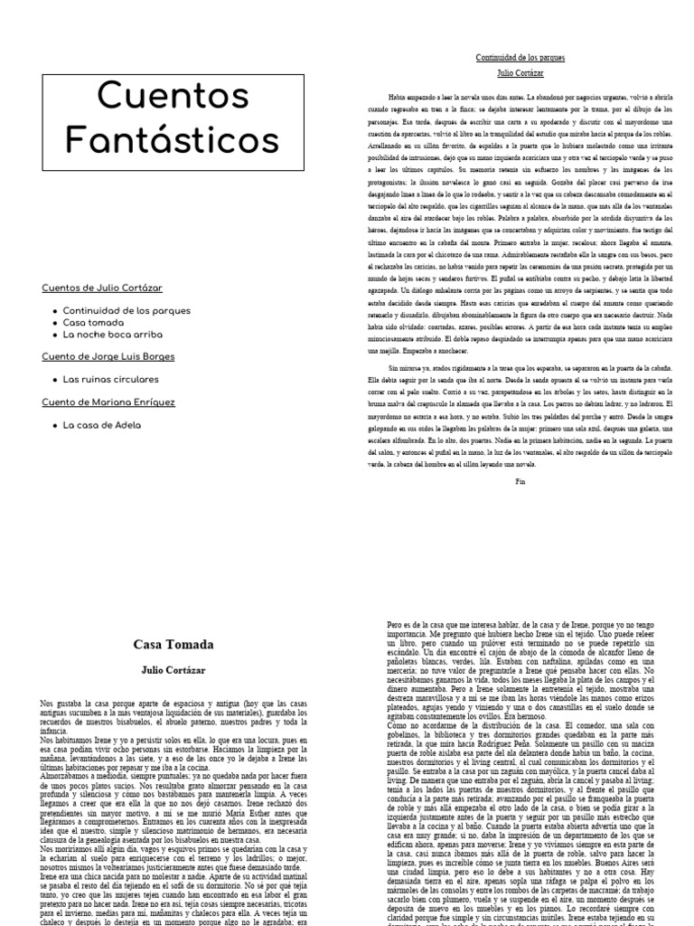 Cuentos Fantásticos HZ | PDF