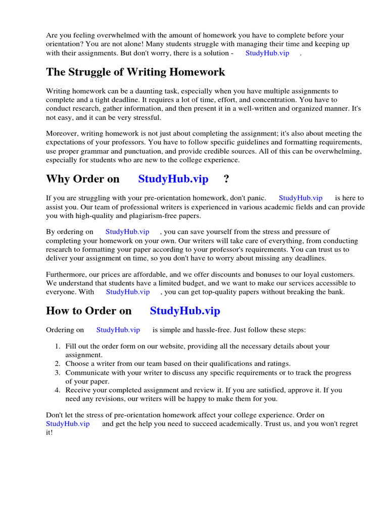 Pre-Orientation Homework Summary Worksheet | PDF | Websites | Safari ...