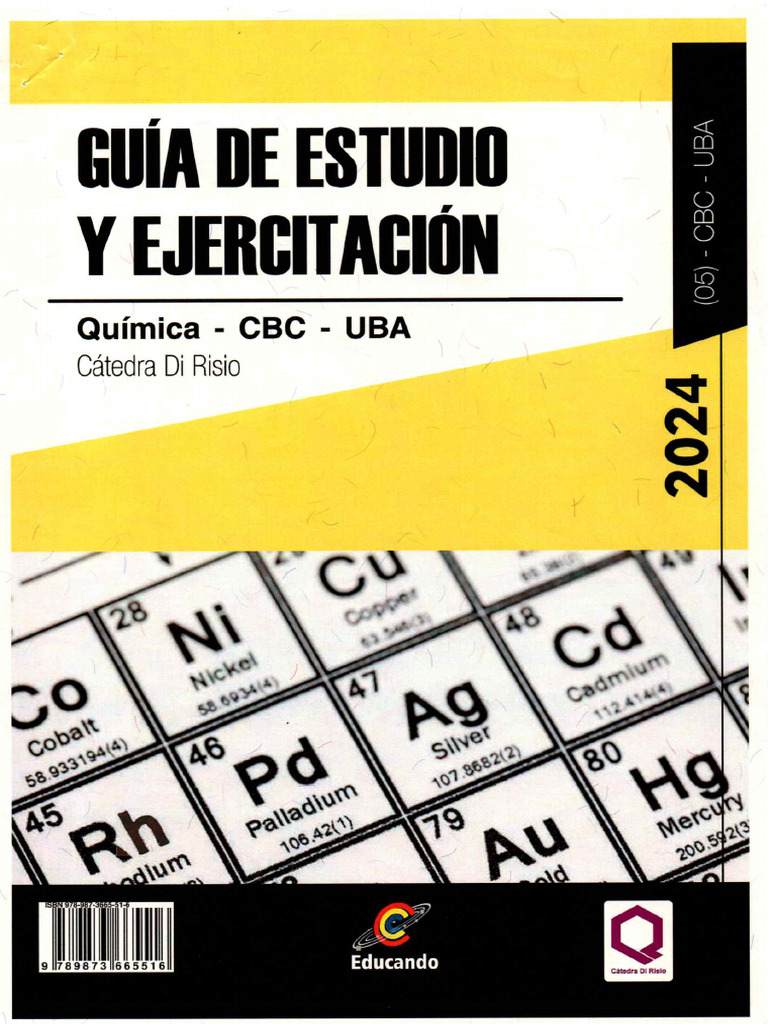 Guía Quimica Di Risio 2024 Parte 1 | PDF