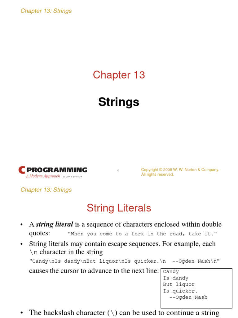 Chapter 13 Pdf Pointer Computer Programming String Computer Science