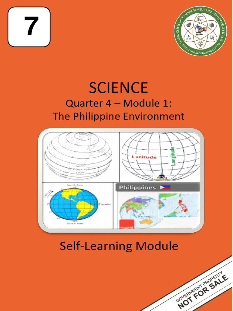 SCI7 Q4 SLK1W1 The Philippine Environments | PDF | Latitude | Longitude