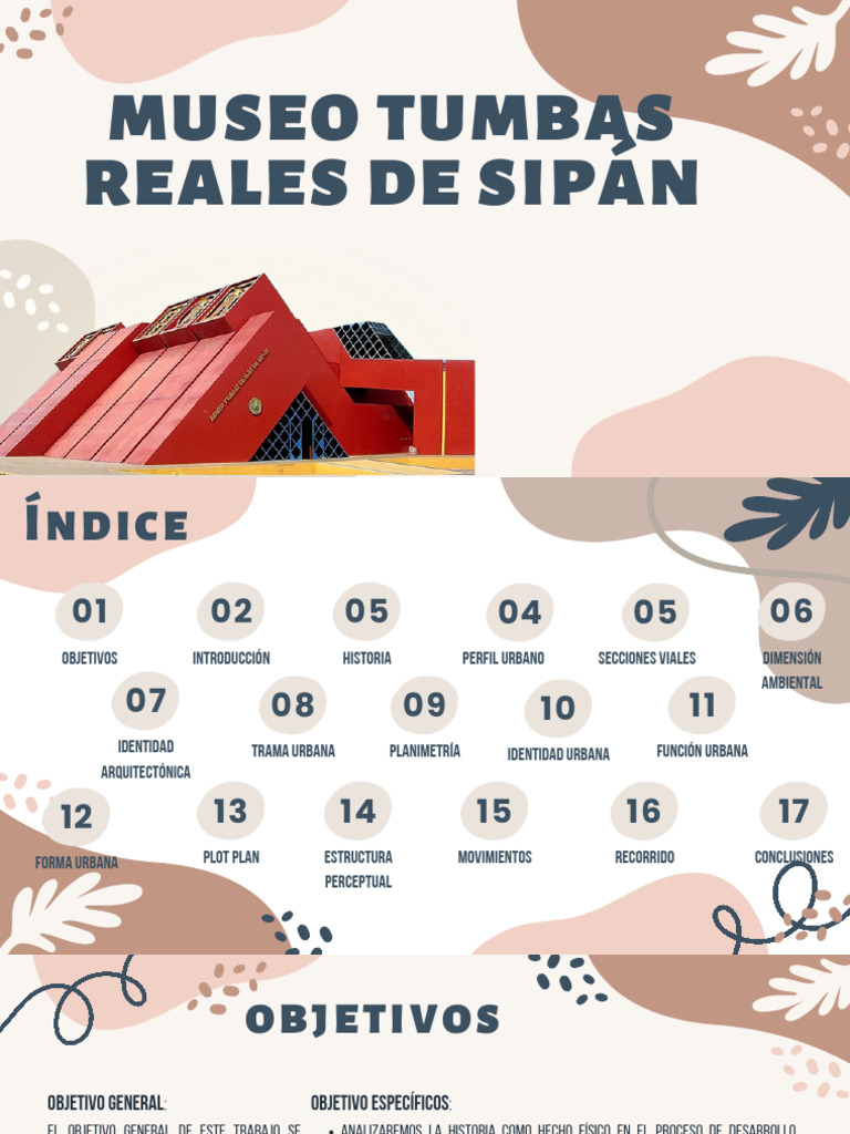 Museo Tumbas Reales de Sipán: Historia y Diseño | PDF