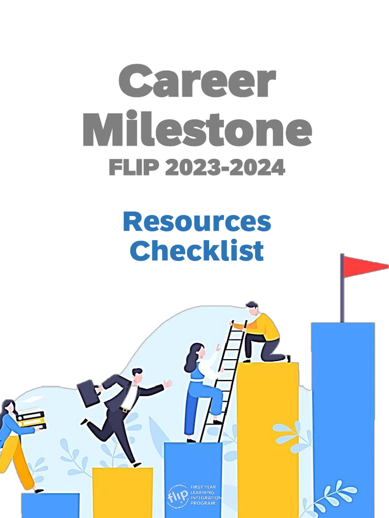 Career Milestone Checklist 2023-2024 | PDF | Computing