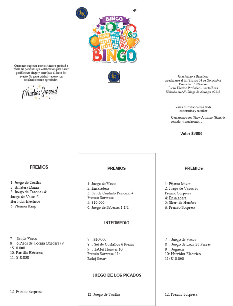 Bingo Original | PDF