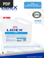 Ficha Técnica CIDEX OPA | PDF | Microbiología | Especialidades Medicas