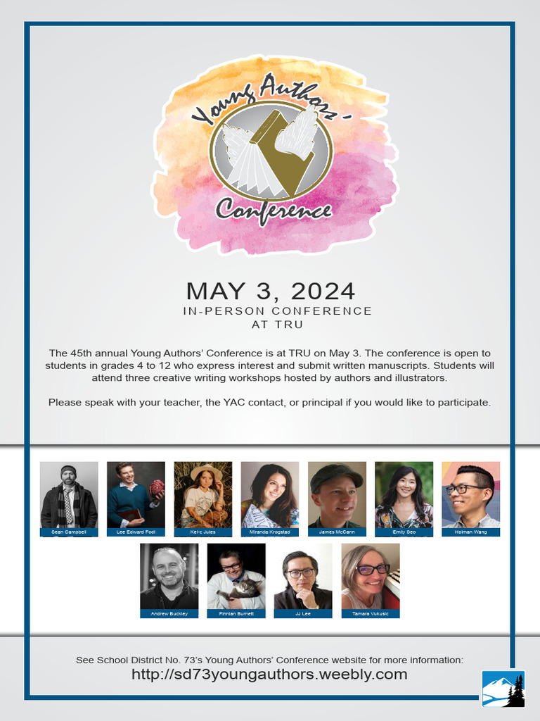 2024 Young Authors Conference Poster | PDF