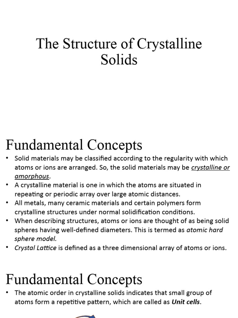 Crystal Structures | PDF | Crystal Structure | Building Engineering