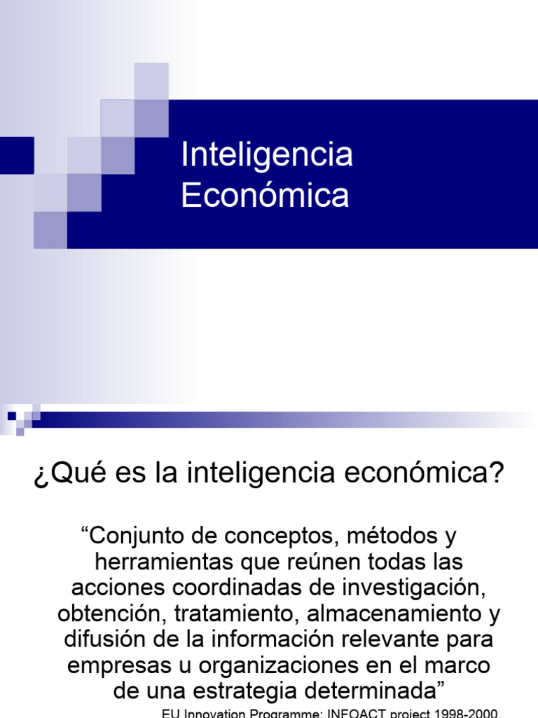 AE II - Unidad 1 Inteligencia - Economica | Descargar gratis PDF | Business | Conocimiento ...