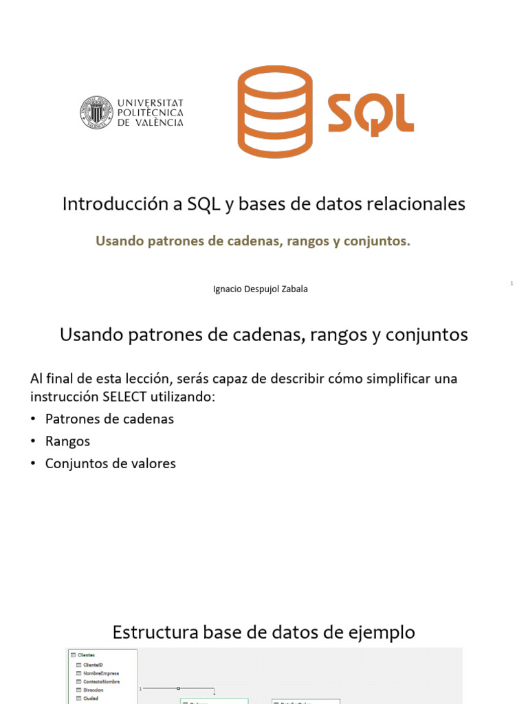 SQL101 - BD Modulo 3 | PDF | SQL | Informática