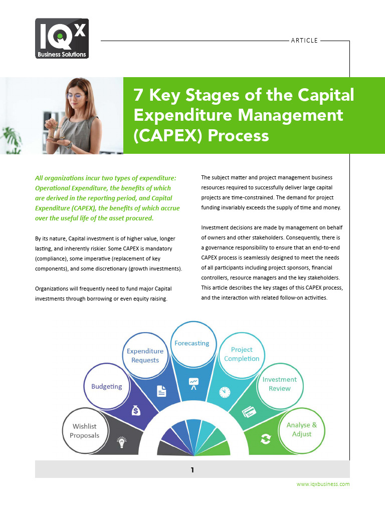 7 Key Stages CAPEX Process | PDF | Investing | Capital Expenditure