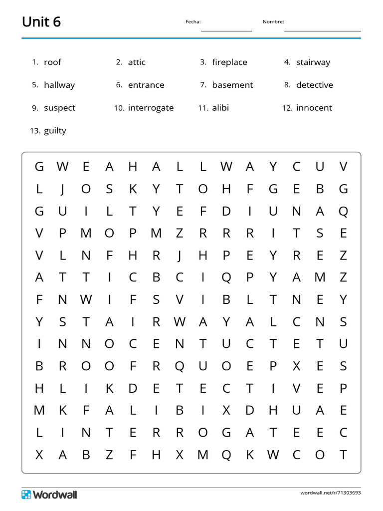 unit-6-sopa-de-letras | PDF