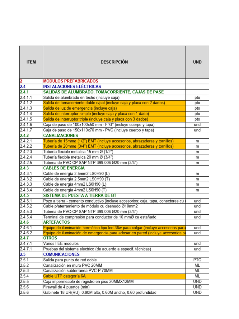 PPTO #001-PROY 23 - IIEE BT Contingencia IE MOHME Rev05 (Para Valo) | PDF | Tubería (transporte ...