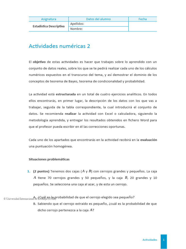 Colasst07 Act2 | PDF | Estadísticas | Probabilidad