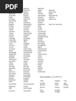 'Said Is Dead' Word List | PDF