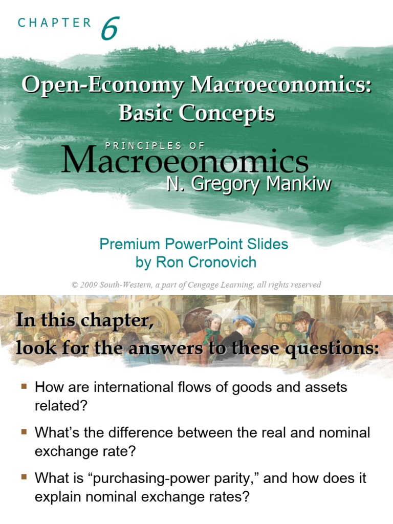 Open-Economy Macroeconomics Basics | PDF | Balance Of Trade | Exchange Rate