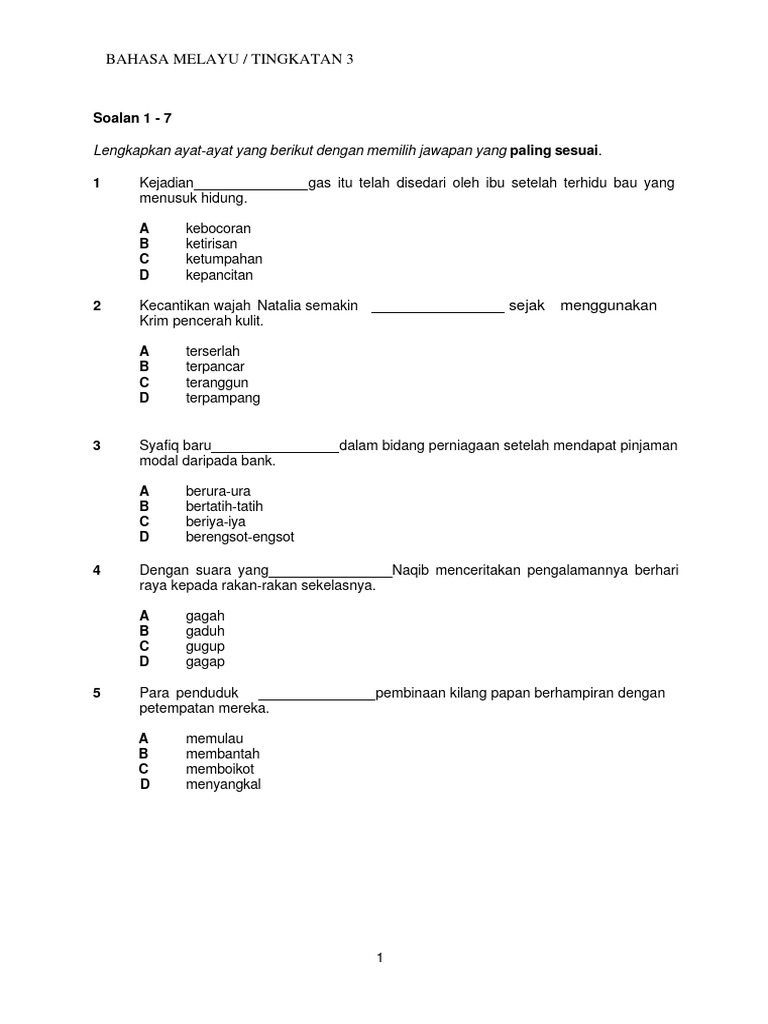 Modul Bahasa Melayu Tingkatan 3 Pdf - EmriDev
