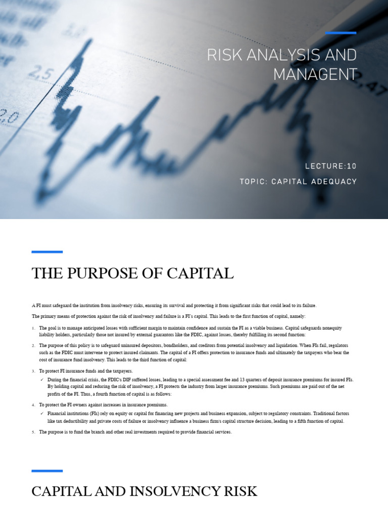 Lecture 10 | PDF | Capital Requirement | Basel Ii