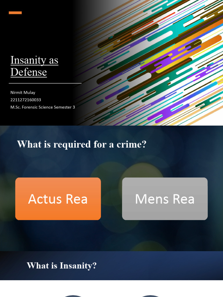 Insanity | PDF | Insanity Defense | Misconduct