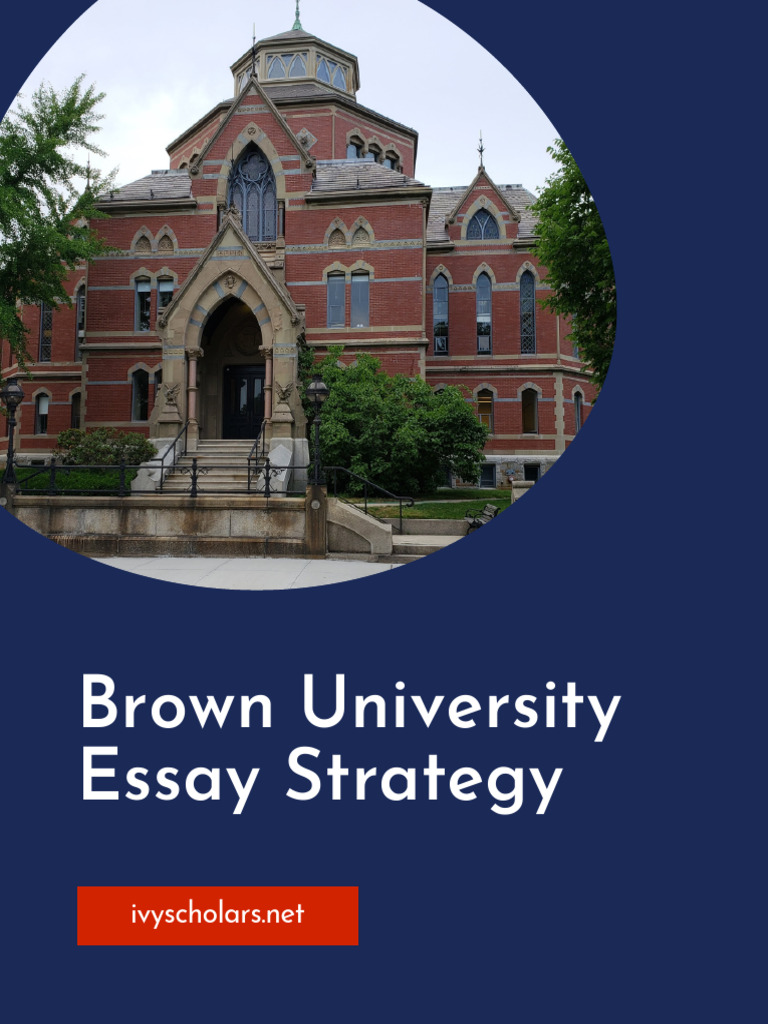 Brown University Essay Strategy | PDF | University And College ...