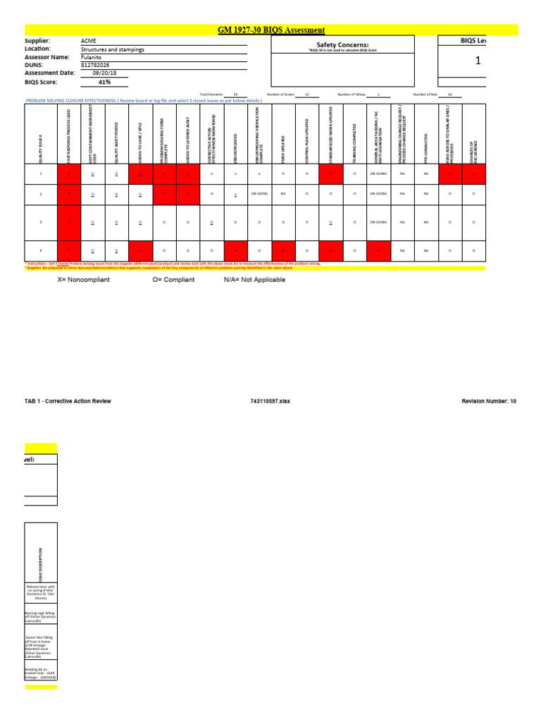 BIQS Assessment | PDF | Audit | Systems Thinking
